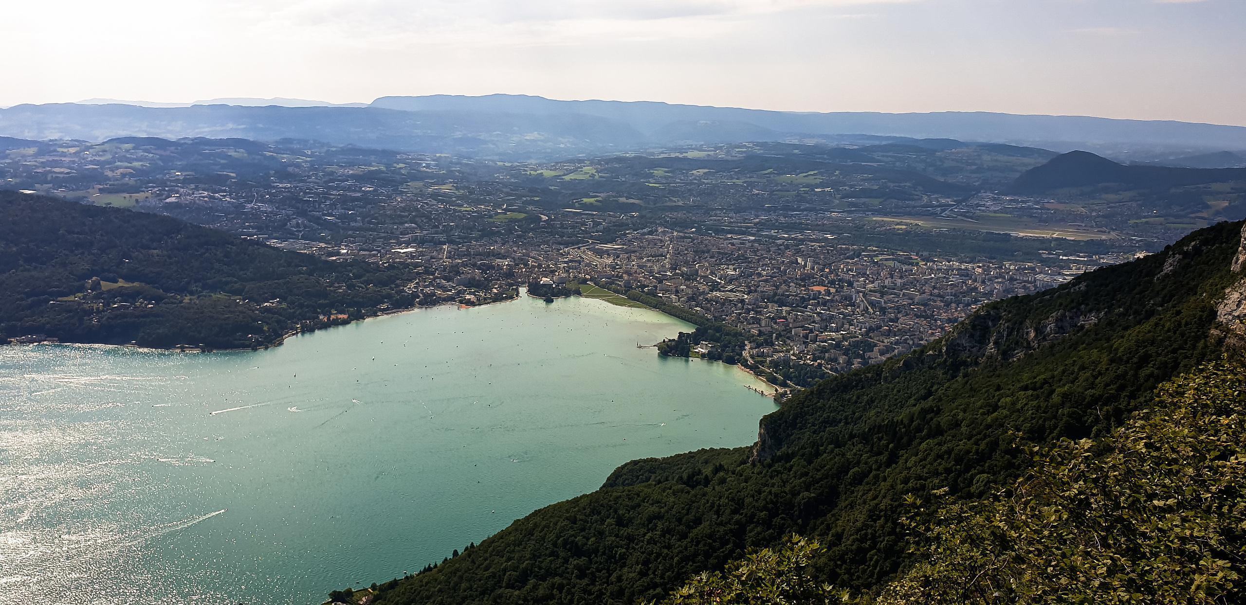 Mont Baron depuis le lac d'Annecy - Plan de la rando : carte, distance ...