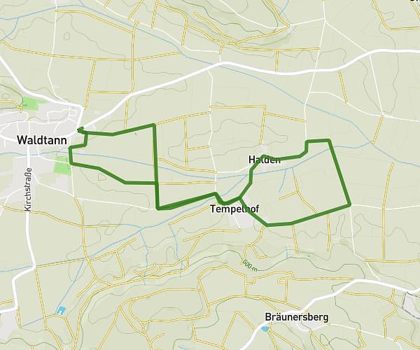 Backyard Ultra - Running Route in Kreßberg, Baden-Württemberg | MapPlanner